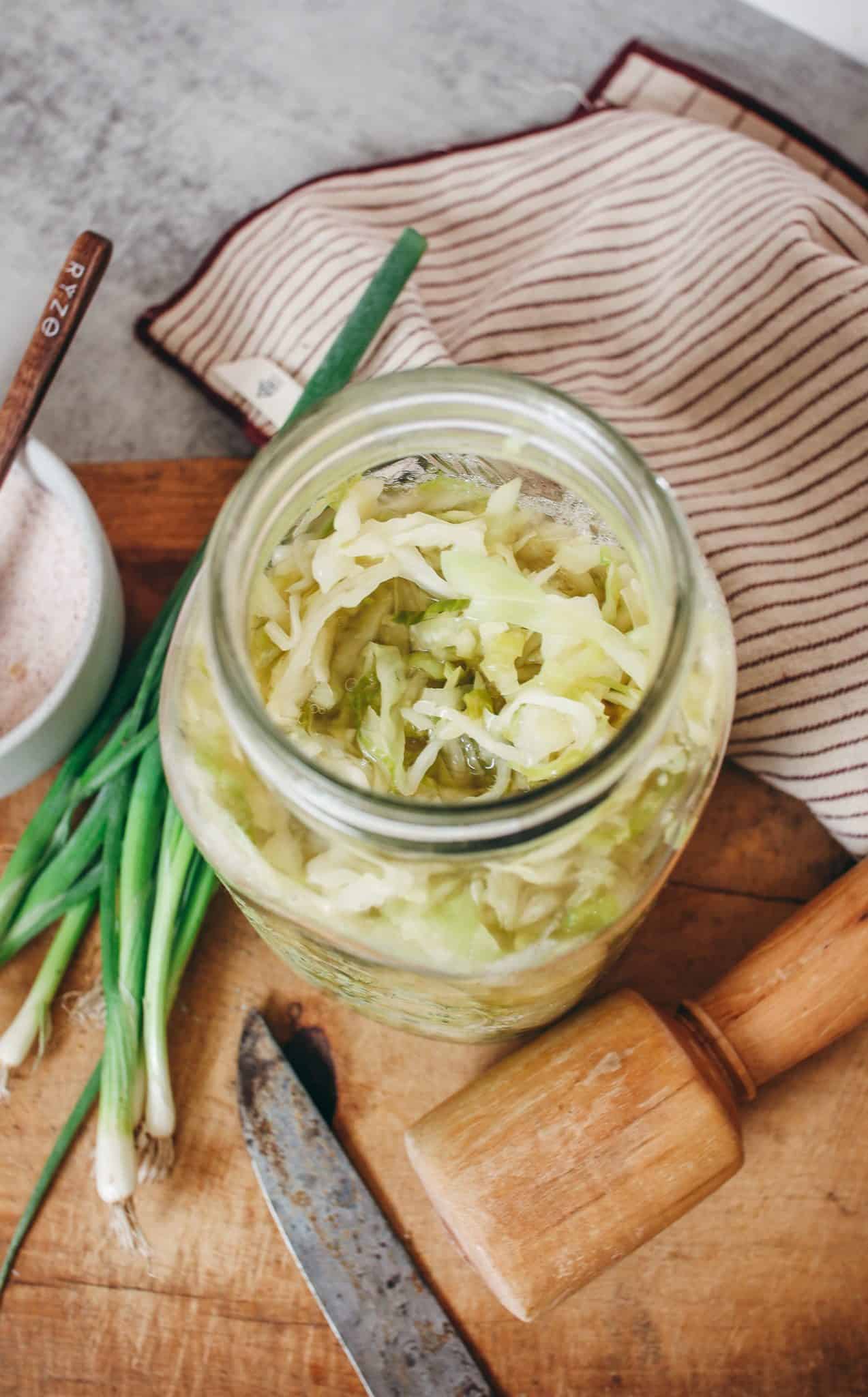 How To Make Homemade Lacto Fermented Sauerkraut - The Ancestors Table