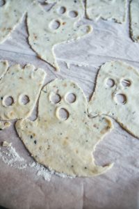 Spooky Sourdough Halloween Ghost Crackers - The Ancestors Table