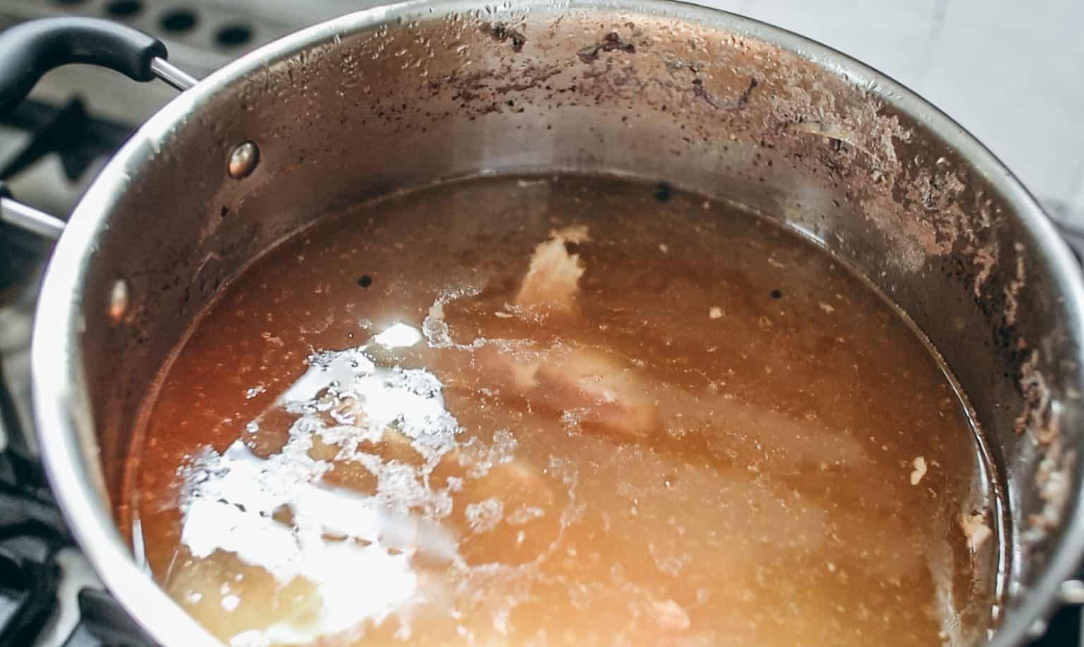 Homemade Meat Stock Recipe (Beef and Chicken Versions) - The Ancestors ...