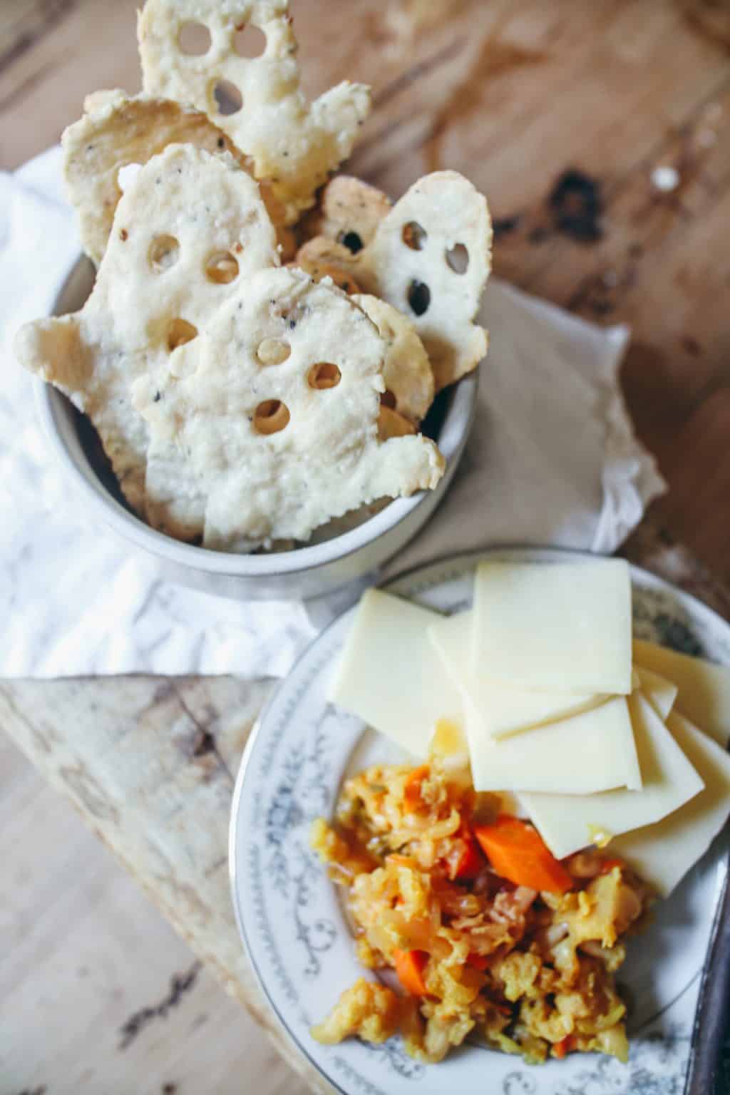 Spooky Sourdough Halloween Ghost Crackers - The Ancestors Table
