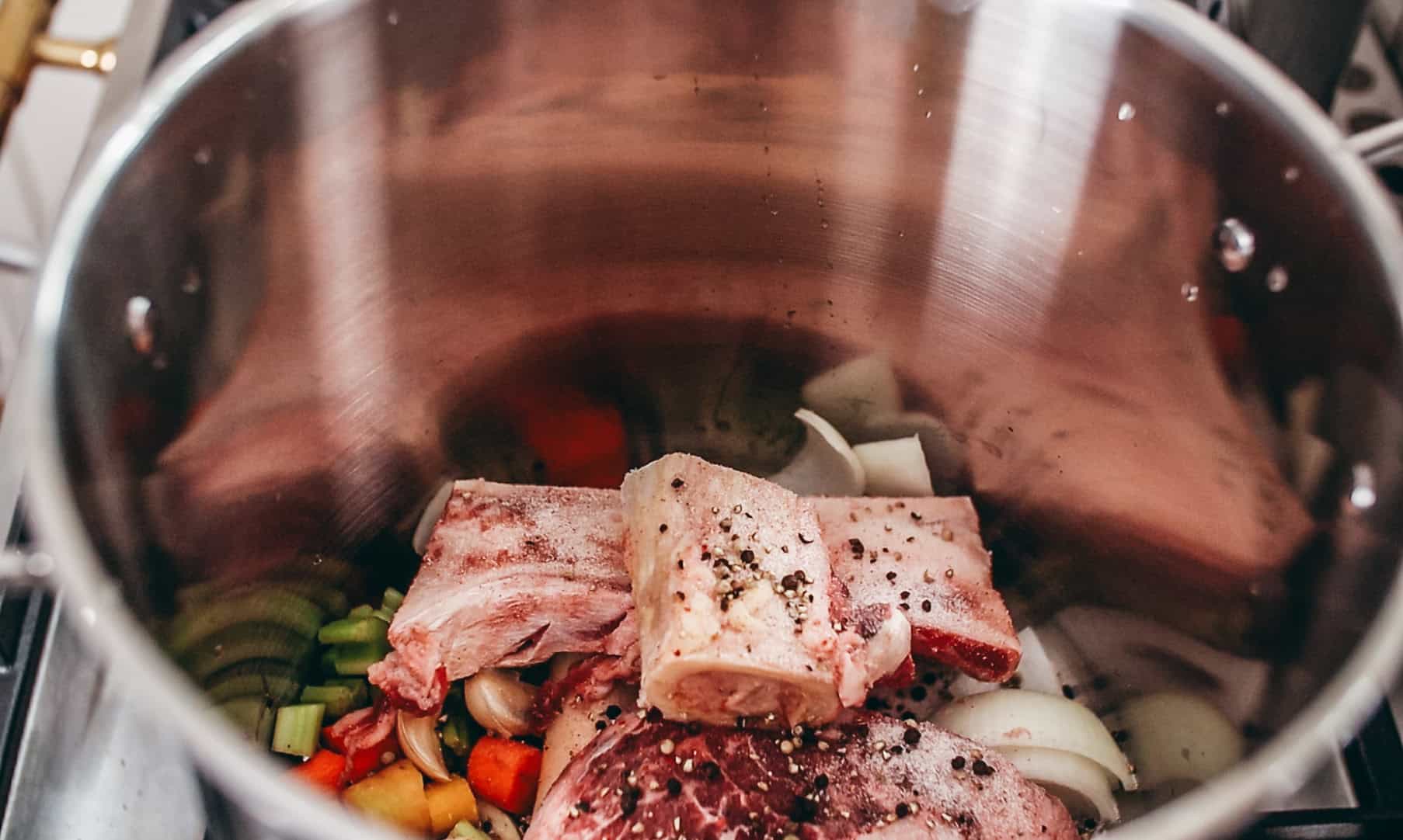 Homemade Meat Stock Recipe (Beef and Chicken Versions) - The Ancestors ...
